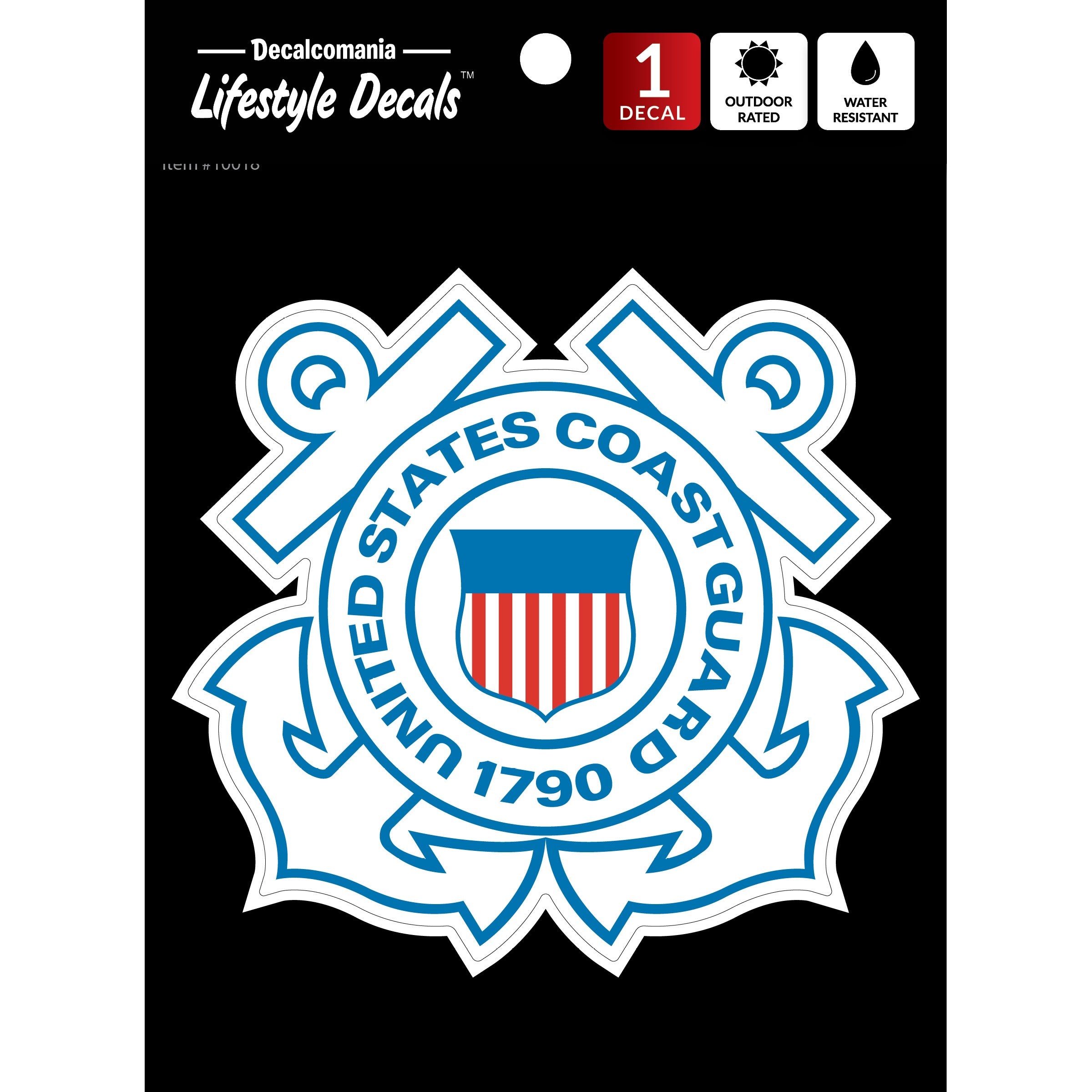 Uscg Logo Transparent U. S. Coast Guard U S C G Emblem Tank Top By